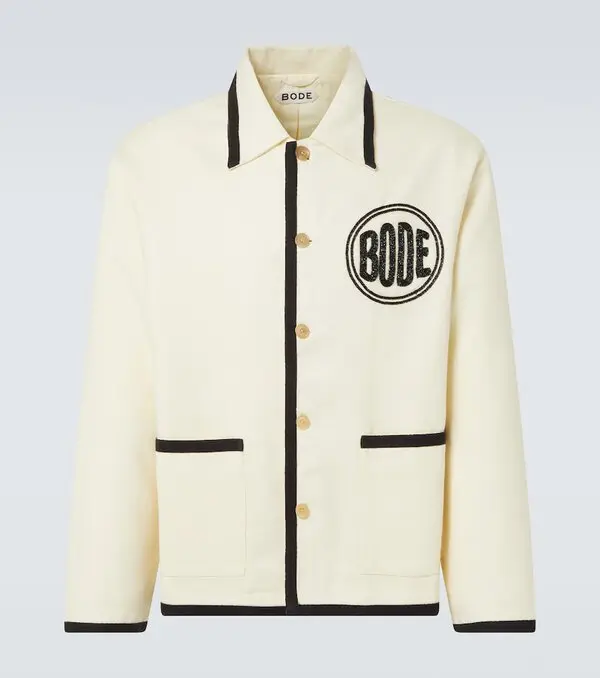 BODE Beaded Wool Jacket - Black