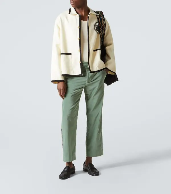 BODE Beaded Wool Jacket