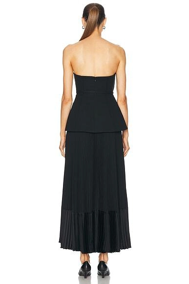 Simkhai Belted Bustier Tea Length Dress
