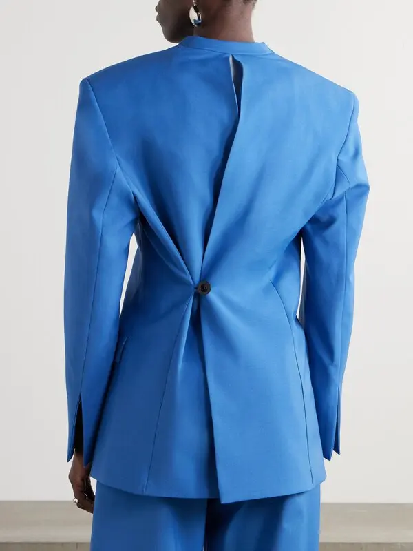 ESSE STUDIOS Homme Double-breasted Oversized Woven Blazer