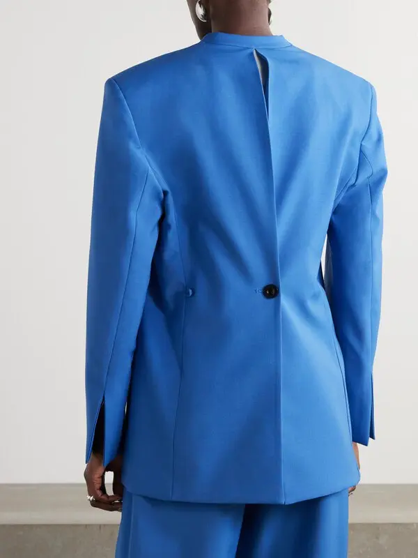 ESSE STUDIOS Homme Double-breasted Oversized Woven Blazer