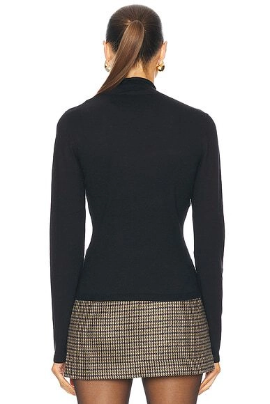 EAVES Maxine Turtleneck Sweater - Black