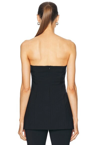 EAVES Bennet Tech Suiting Top - Black