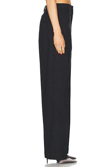 EAVES Kira Melange Suiting Pants - Dark Grey