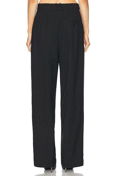 EAVES Kira Melange Suiting Pants - Dark Grey