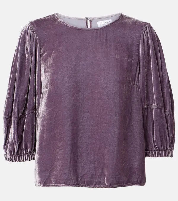 Velvet By Graham & Spencer Nancy Top - Grey