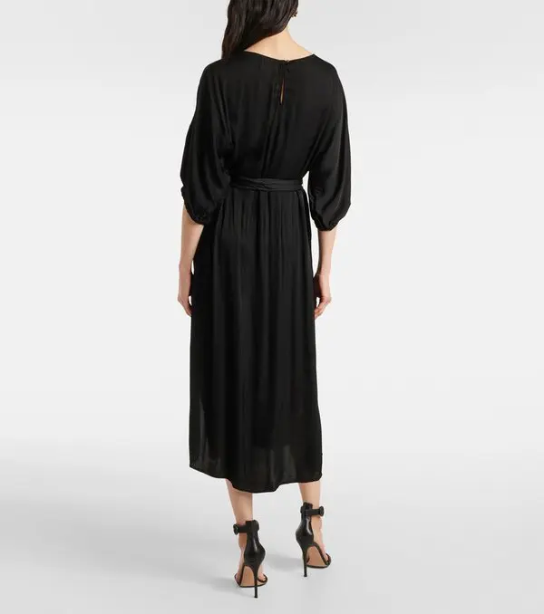 Velvet By Graham & Spencer Laurel Satin Midi Dress