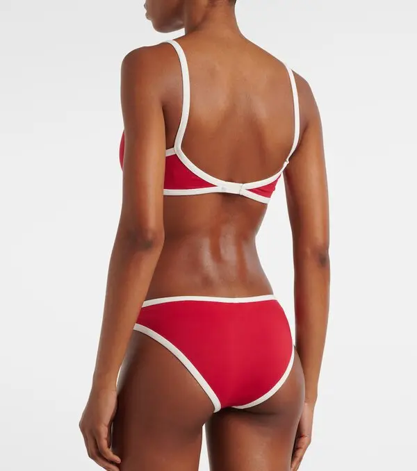 Marysia Ligne Bikini Top - Red