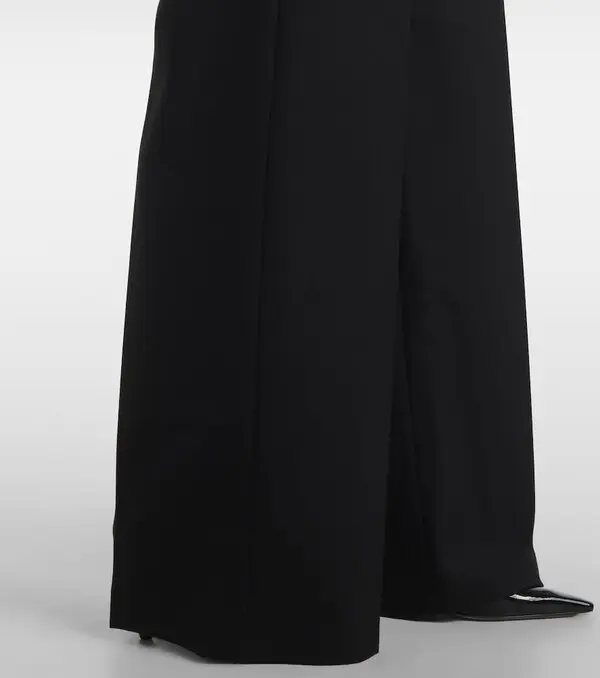 Rebecca Vallance Eclipse Wide-leg Wool Blend Trousers