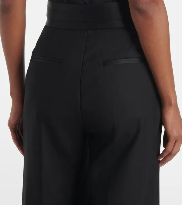 Rebecca Vallance Eclipse Wide-leg Wool Blend Trousers