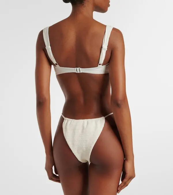 Faithfull The Brand Emily Ruched Bikini Top