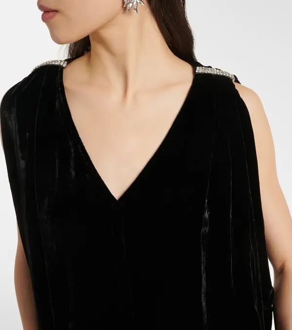 Velvet By Graham & Spencer Adelle Top With Embellished Shoulders