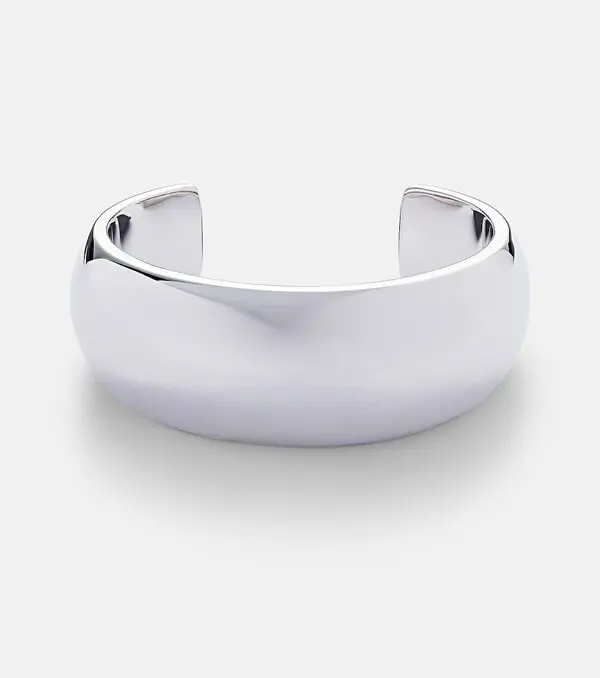 JENNIFER FISHER Puffy Rhodium-plated Brass Cuff - Silver