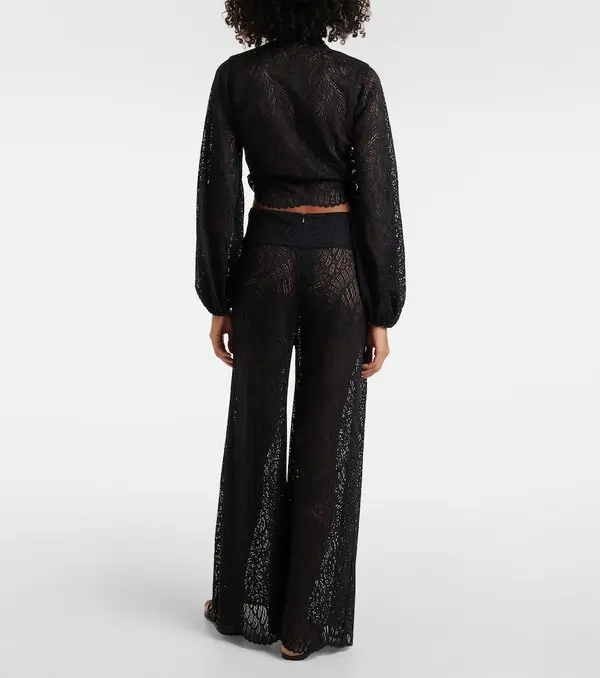 ALEXANDRA MIRO Tabitha Lace Top - Black