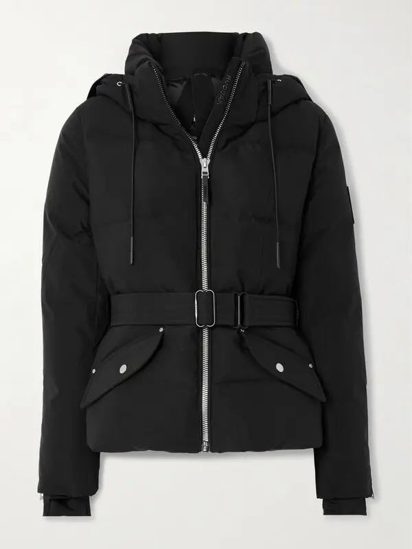 Rudsak Caira Belted Hooded Down Ski Jacket