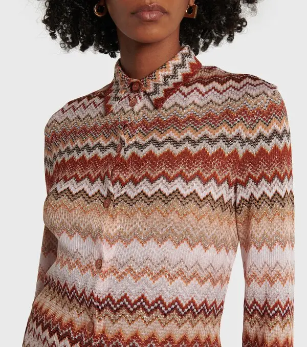 Missoni Zigzag Lame Shirt