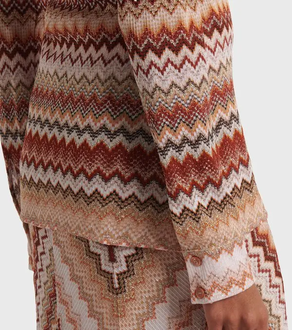 Missoni Zigzag Lame Shirt