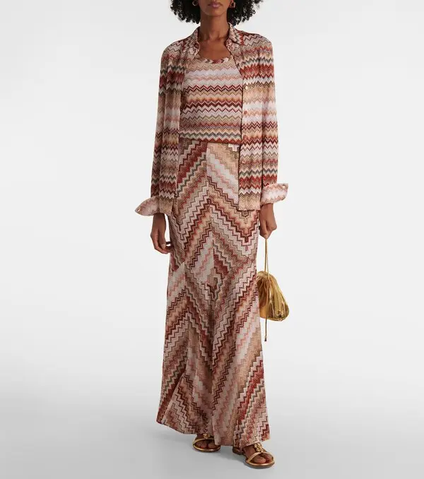 Missoni Zigzag Lame Shirt