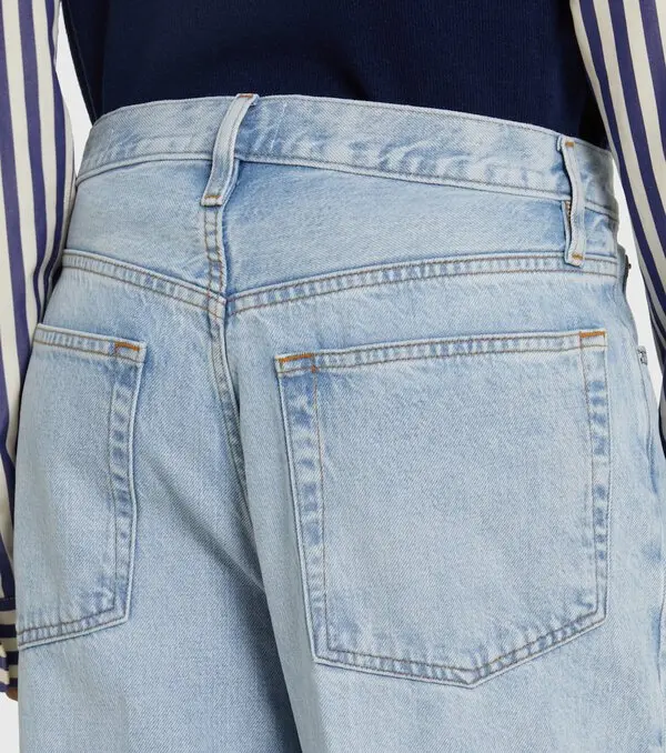 FRAME Le Low Baggy Wide-leg Jeans In Ettie Grind