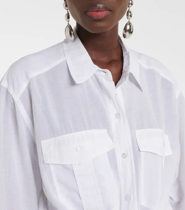 MARANT ETOILE Marant Étoile "nath" Cotton-blend Shirt