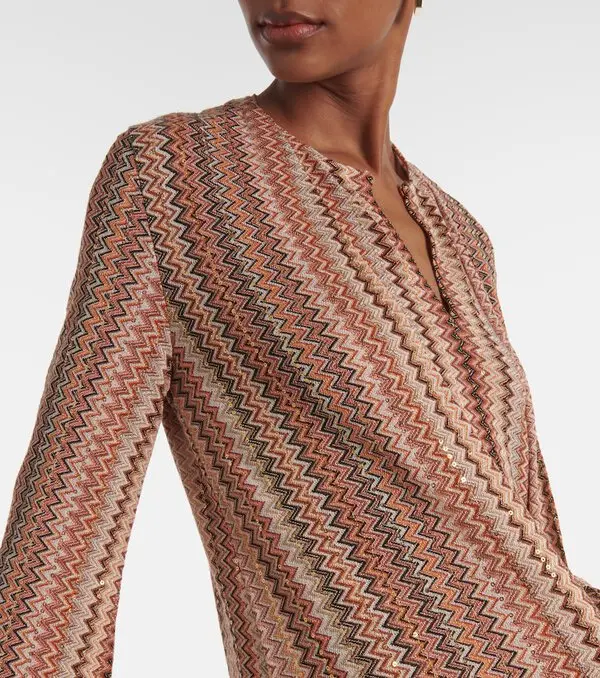 Missoni Zigzag Lame Cardigan