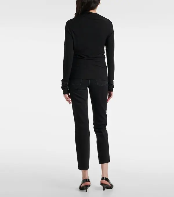 TOTEME Draped Jersey Top
