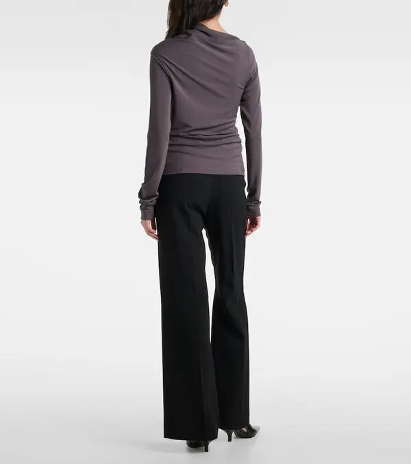 TOTEME Draped Jersey Top