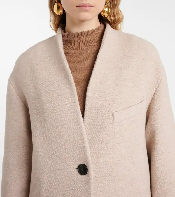 MARANT ETOILE Wool-blend Coat