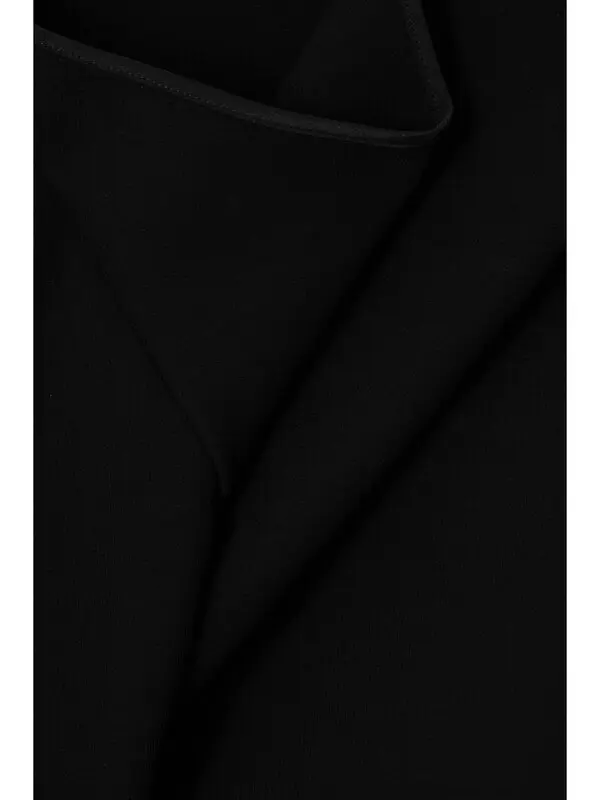 Maticevski Prefix Cape-effect One-shoulder Crepe Mini Dress