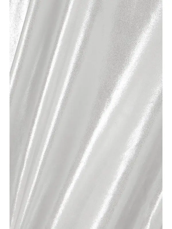 JETSET Glazy Metallic Stretch-jersey Ski Top