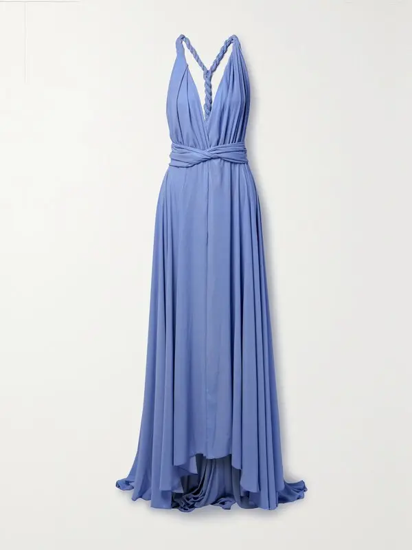 Nervi Wanda Belted Gown - Blue