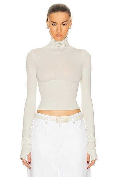 HELSA Jersey Long Sleeve Turtleneck