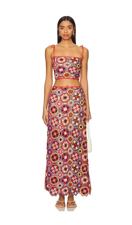 Agua Bendita Crochet Crop Top