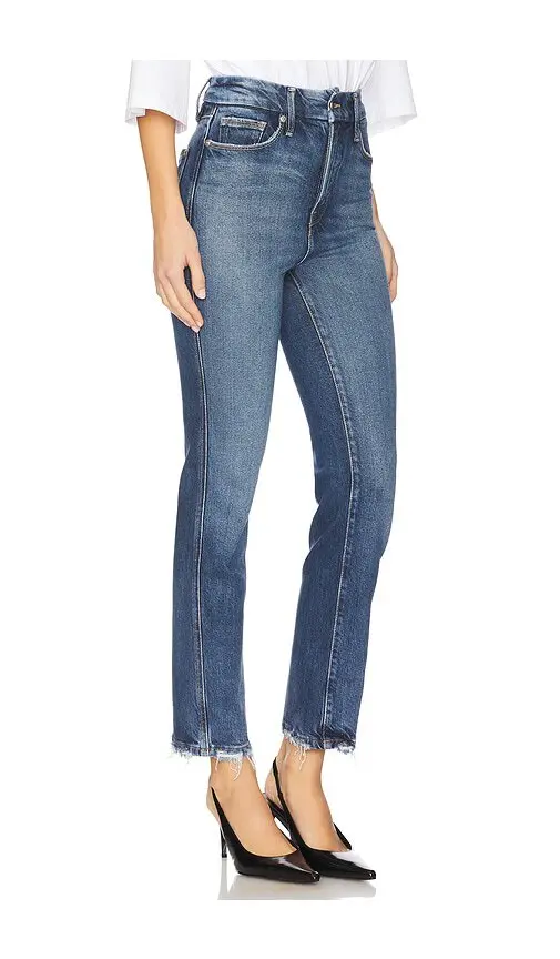 Good American Good Curve Straight Jeans