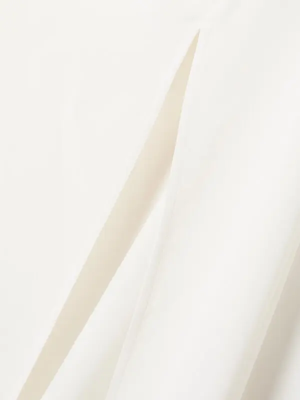 Michael Lo Sordo Draped Silk-faille Gown