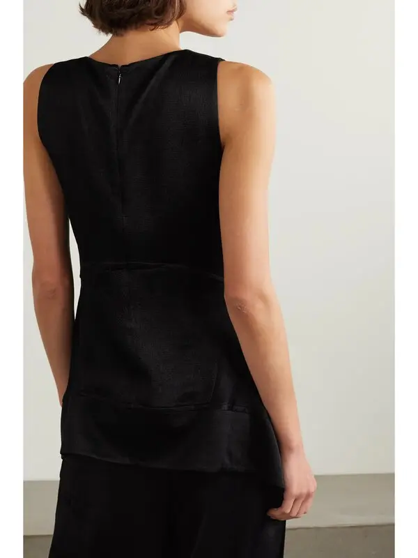 Proenza Schouler White Label Liz' Satin-crepe Top