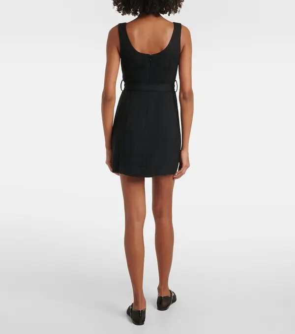 Rixo Cyra Boucle Mini Dress