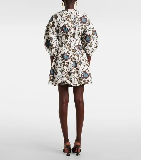 Faithfull The Brand Lowen Linen Mini Dress - Multicoloured