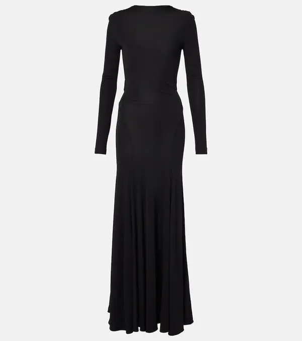 Christopher Esber Embellished Maxi Dress - Black