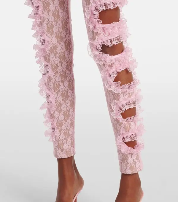 SELF-PORTRAIT X Christopher Kane Cutout Lace Catsuit