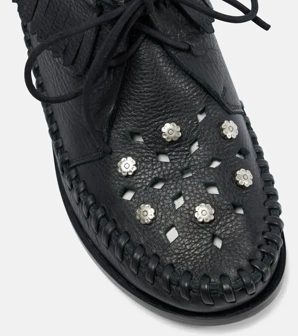 Isabel Marant Étoile Erkee Leather Moccasins