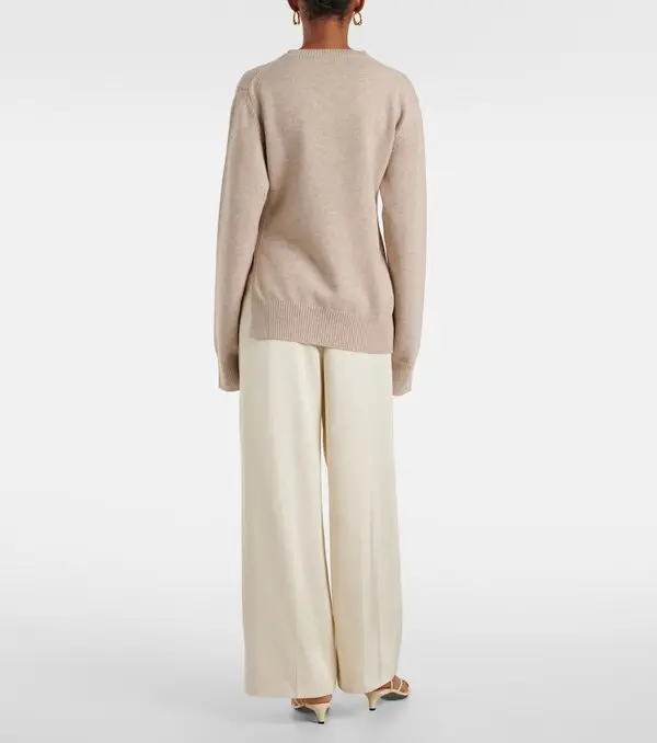 JIL SANDER Wool And Cashmere Crew Neck Sweater