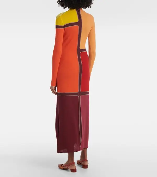 Gabriela Hearst Apollonis Wool And Cashmere Maxi Dress