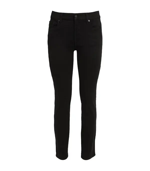 7 For All Mankind Roxanne Slim Jeans - Black