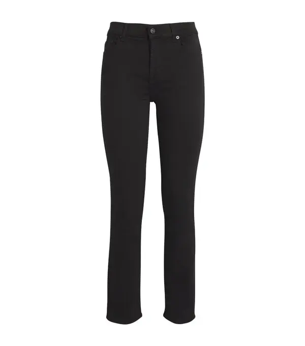 7 For All Mankind Roxanne Slim Jeans - Black