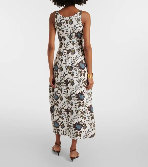 Faithfull The Brand Printed Linen Maxi Dress