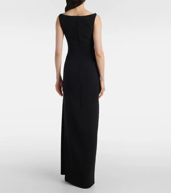 David Koma Embellished Cady Gown