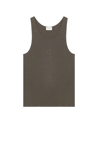 Saint Laurent Embroidered Tank Top