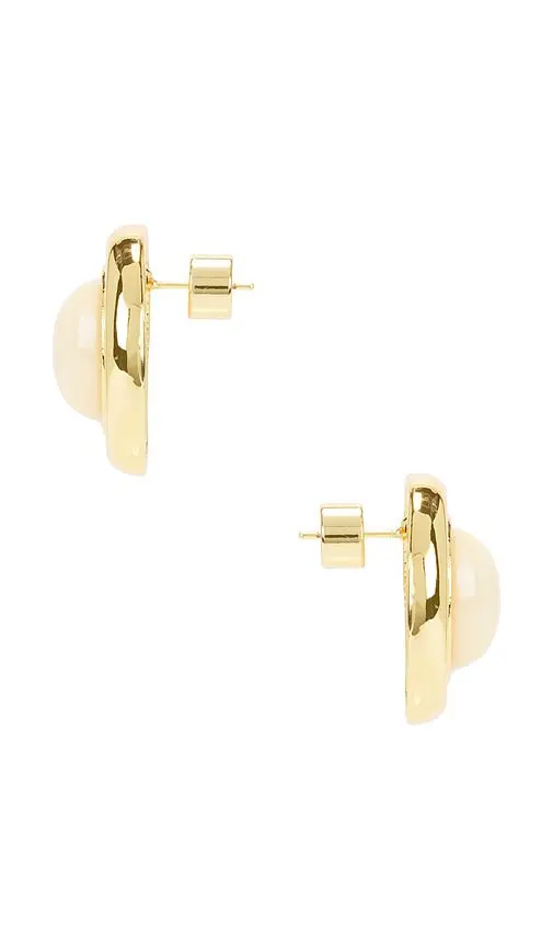 HEAVEN MAYHEM Prize Stud Earrings - Cream