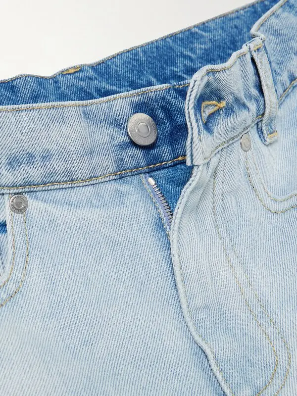 Stella McCartney Paneled Wide-leg Jeans